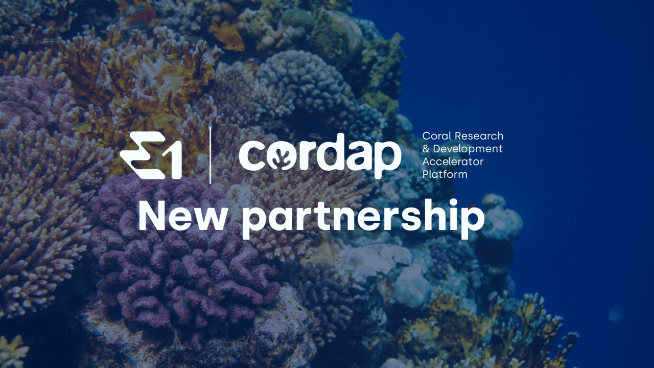 E1 and CORDAP are joining forces #ForCoral - CORDAP